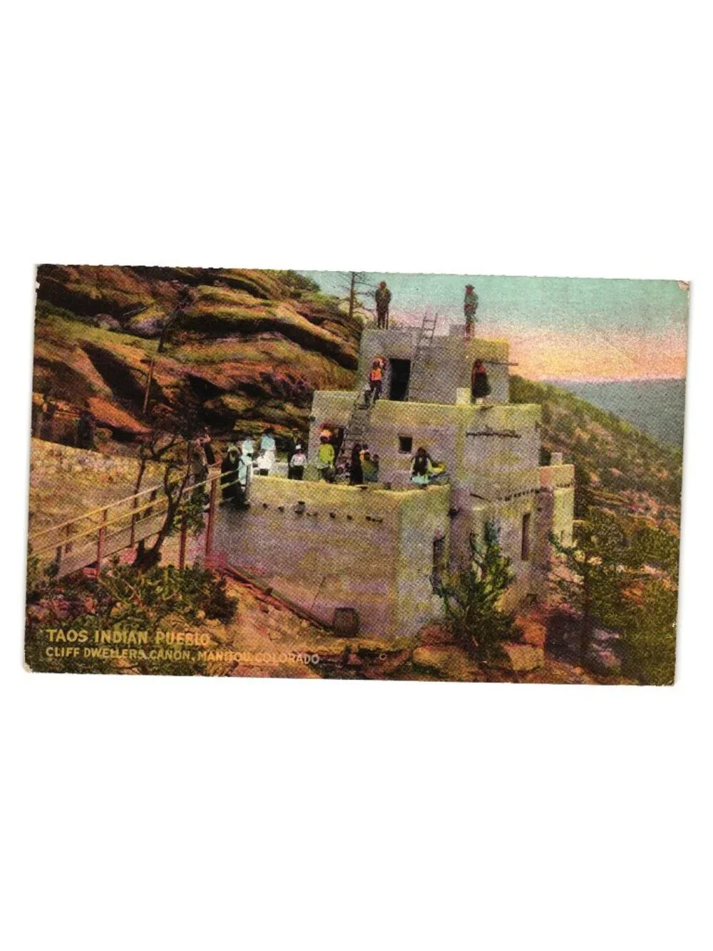 Unbranded | Accents | Taos Indian Pueblo Cliff Dwellers Canon Manitou ...
